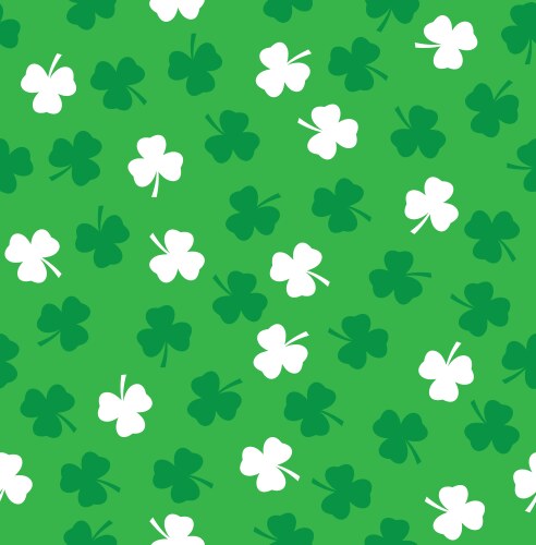Shamrock logo flat Royalty Free Vector Image - VectorStock