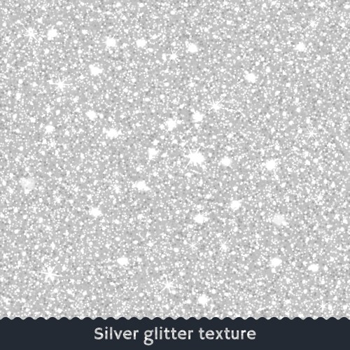 Silver glitter seamless pattern texture Royalty Free Vector