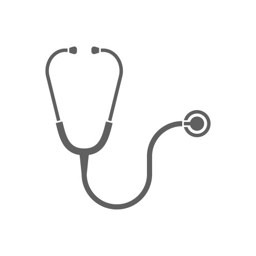 Stethoscope icon phonendoscope Royalty Free Vector Image