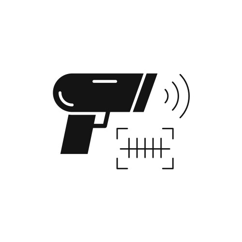 Scan me icon set qr code and digital arrow symbol Vector Image