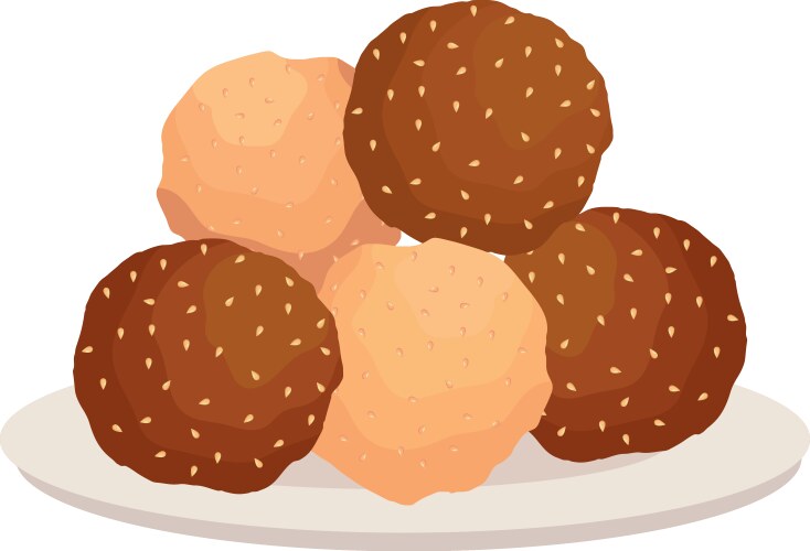Gulab jamun Vector Images & Graphics for Commercial Use | VectorStock
