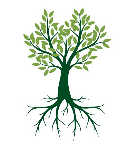 Colorful tree Royalty Free Vector Image - VectorStock