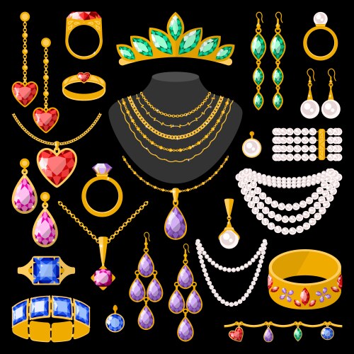 Jewelry Vector Images & Graphics for Commercial Use | VectorStock