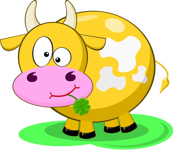 Cow Cartoon Fat Vector Images (over 900)