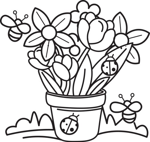 Coloring pages images Royalty Free Vector Image
