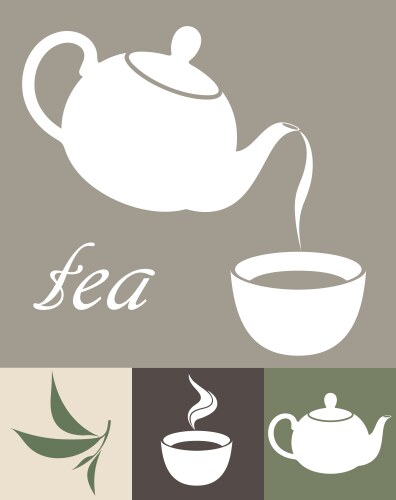 Green tea Royalty Free Vector Image - VectorStock