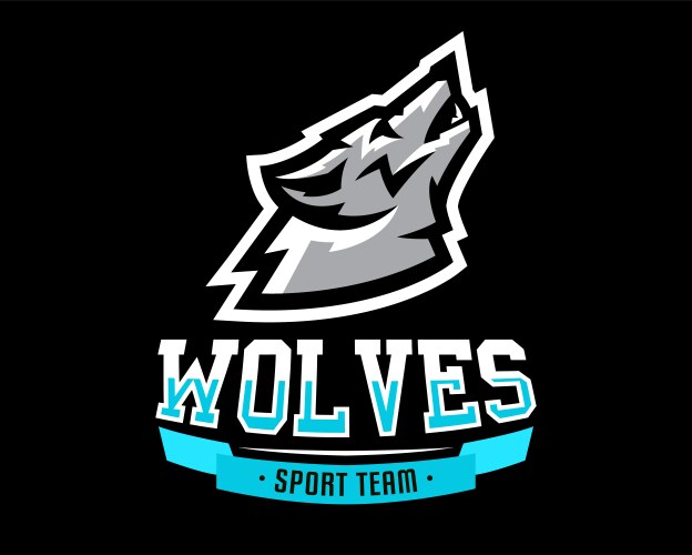 Wild dogs sign and symbol logo Royalty Free Vector Image