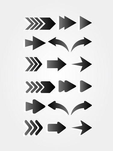 Wooden direction arrows Royalty Free Vector Image