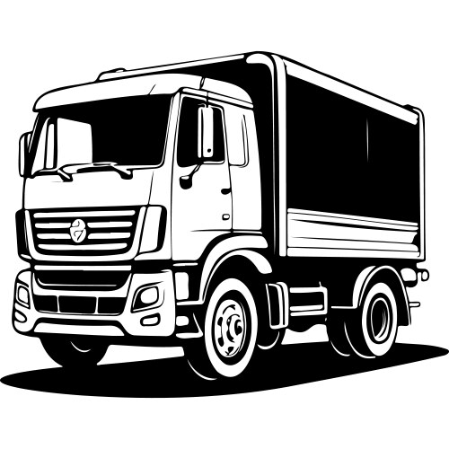 Truck Outline Drawing