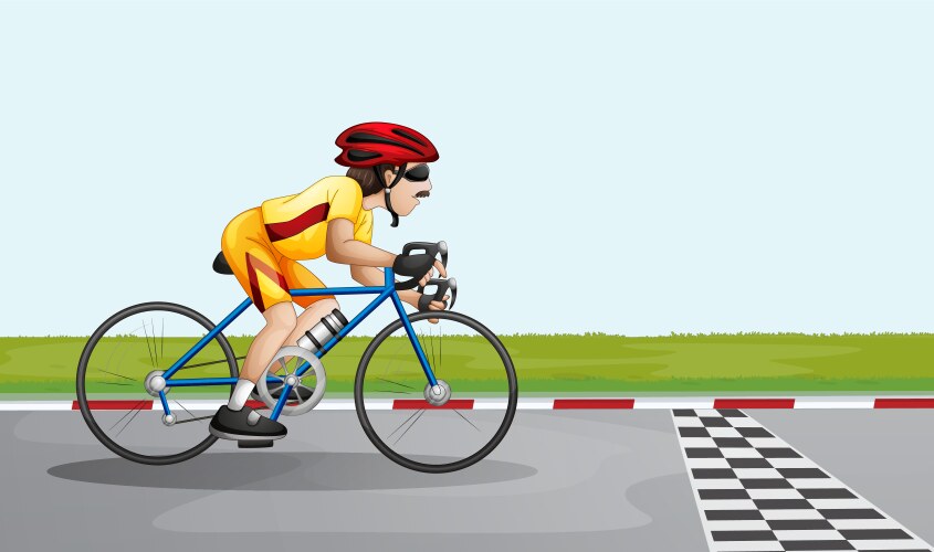 Road race Royalty Free Vector Image - VectorStock