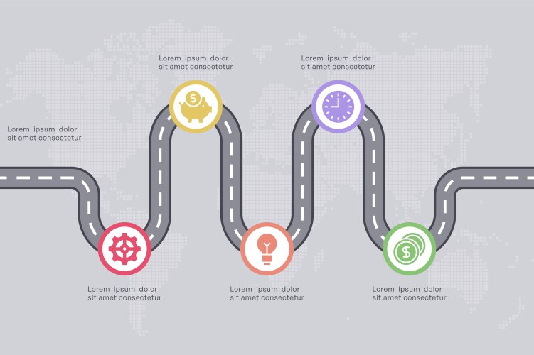 Curve Roadmap Vector Images (over 160)