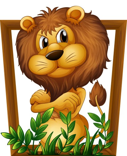 Lion Frame Vector Images (over 2,400)