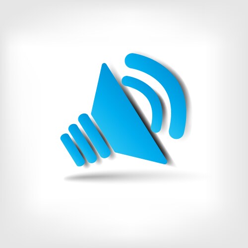 Megaphone loud speaker cartoon icon Royalty Free Vector