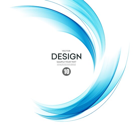 Abstract blue light circle background Royalty Free Vector