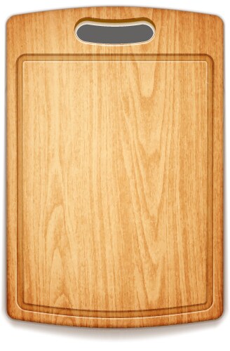 Kitchen cutting board Royalty Free Vector Image