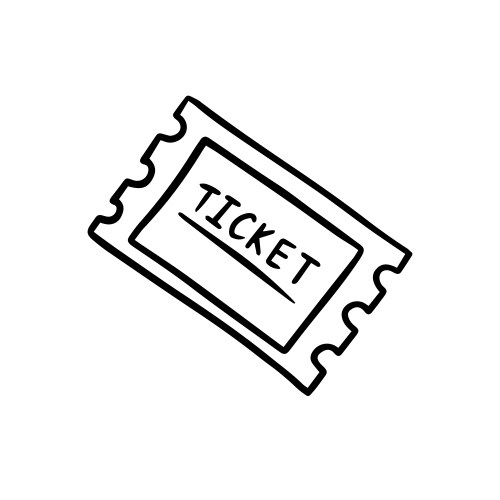 Ticket Outline Vector Images (over 30,000)