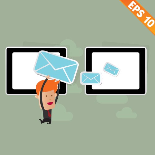 Email Cartoon Vector Images (over 16,000)