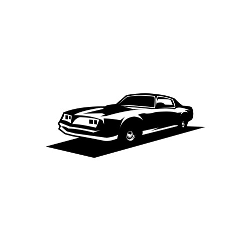 Car logo of 1977 pontiac Royalty Free Vector Image