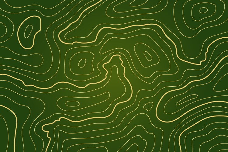 Topographic map background with sand dunes Vector Image