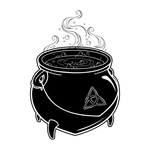 Black and White Cauldron Clip Art Vector Images (over 600)