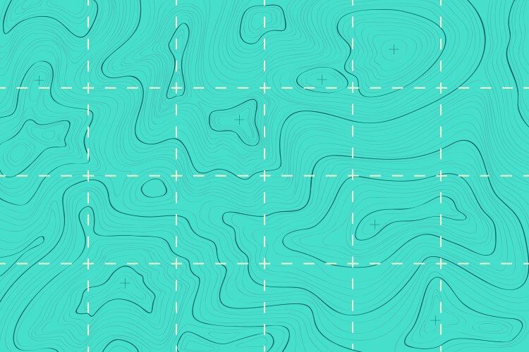 Topographic map wallpaper Royalty Free Vector Image