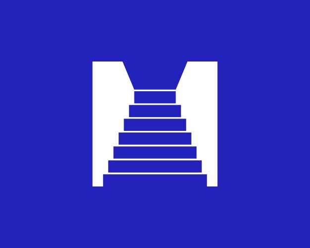 Steps up to check mark doodle drawn hand Vector Image