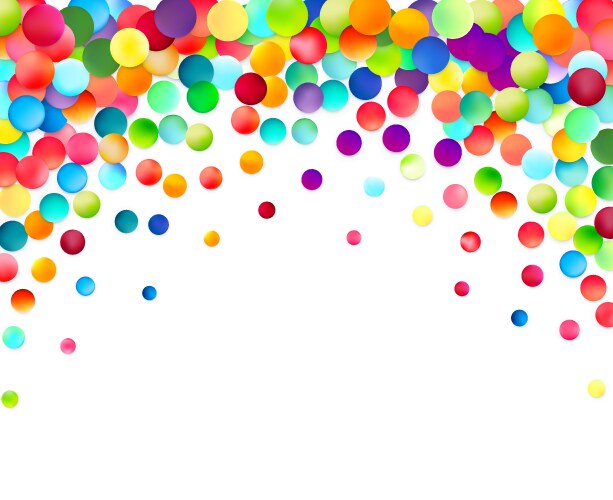 Rainbow Confetti Background Vector Images (over 10,000)