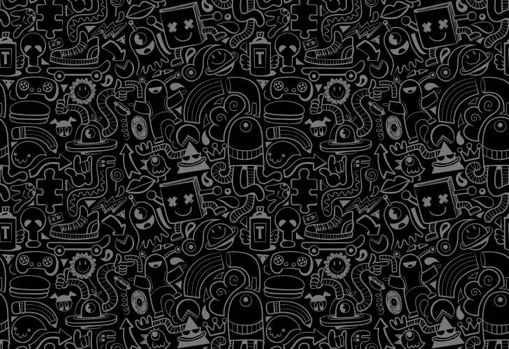 Cool modern seamless pattern Royalty Free Vector Image