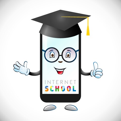 School user logo icon design Royalty Free Vector Image