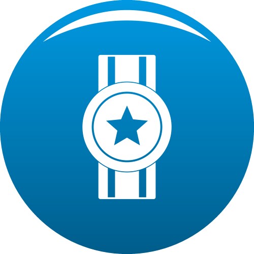 Champion award with hanging ribbon Royalty Free Vector Image