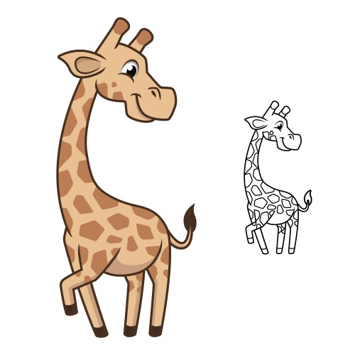 Giraffe Clip Art Black and White Vector Images (over 1,000)