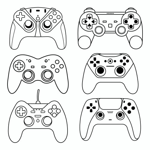 Game Controller Cartoon Vector Images (over 12,000)