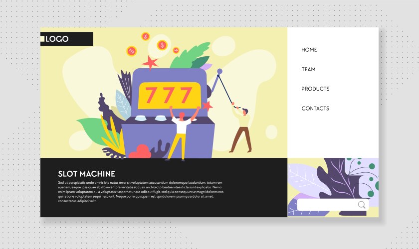 Slot Machine Template Vector Images (over 2,000)