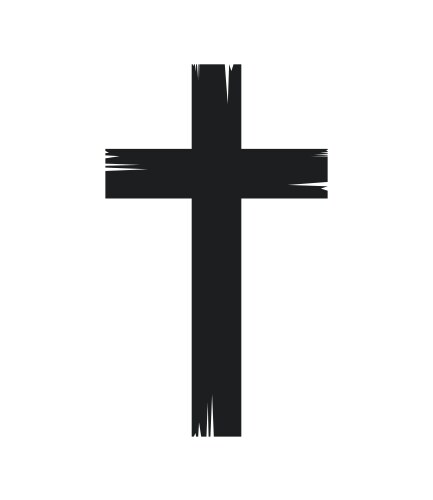 Christian cross Royalty Free Vector Image - VectorStock