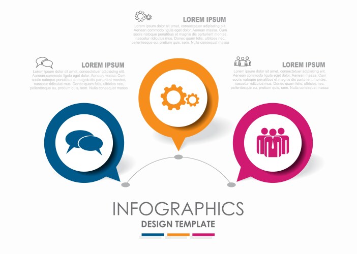 Company infographic profile design template Vector Image