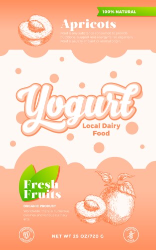 Yoghurt Stickers Yogurt Vector Images (over 160)