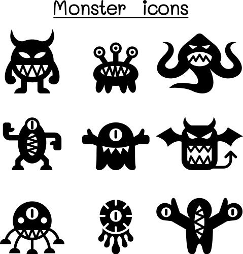 Monster Icon Vector Images (over 110,000)