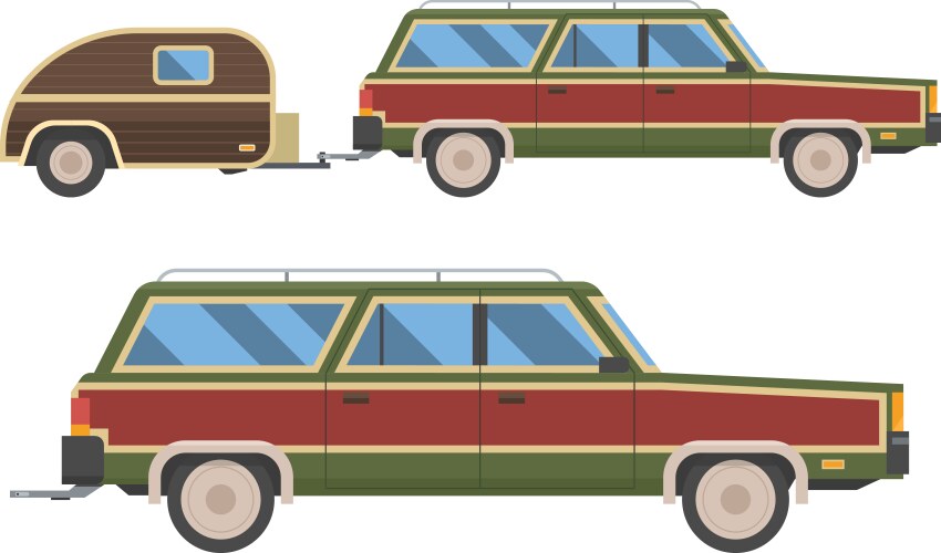 Retro cars Royalty Free Vector Image - VectorStock