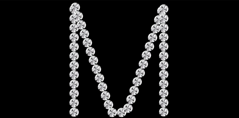 Rhinestone Letter Vector Images (over 160)