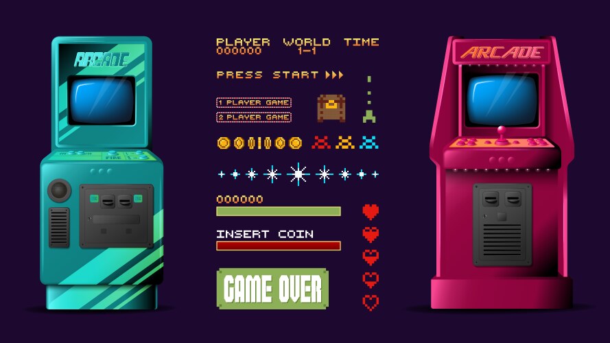 Arcade Game Vector Images (over 30,000)