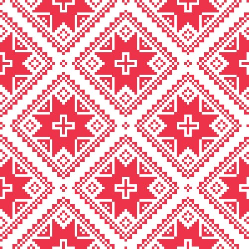 Folk Seamless Slavic Vector Images (over 2,000)