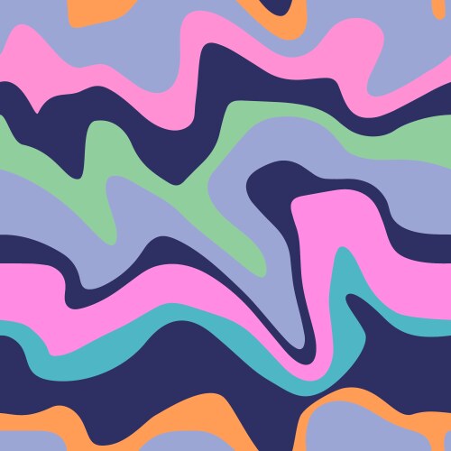 Wavy lines hand drawn pattern abstract freehand Vector Image Wavy lines hand drawn pattern abstract freehand Vector Image