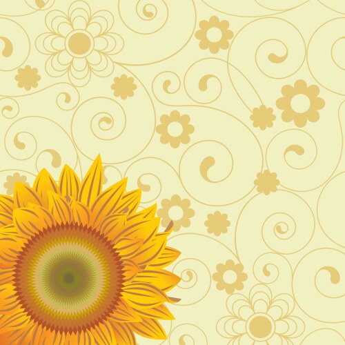 Background Wallpaper Sunflower Vector Images (over 4,300)