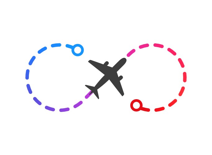 Airplane Route Vector Images (over 11,000)