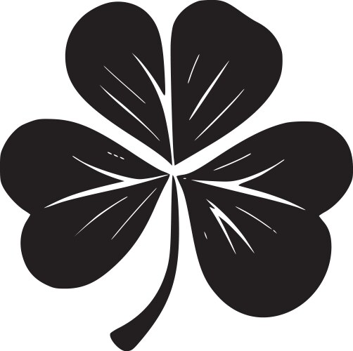 Black Clover Four Leaf Vector Images (over 7,500)