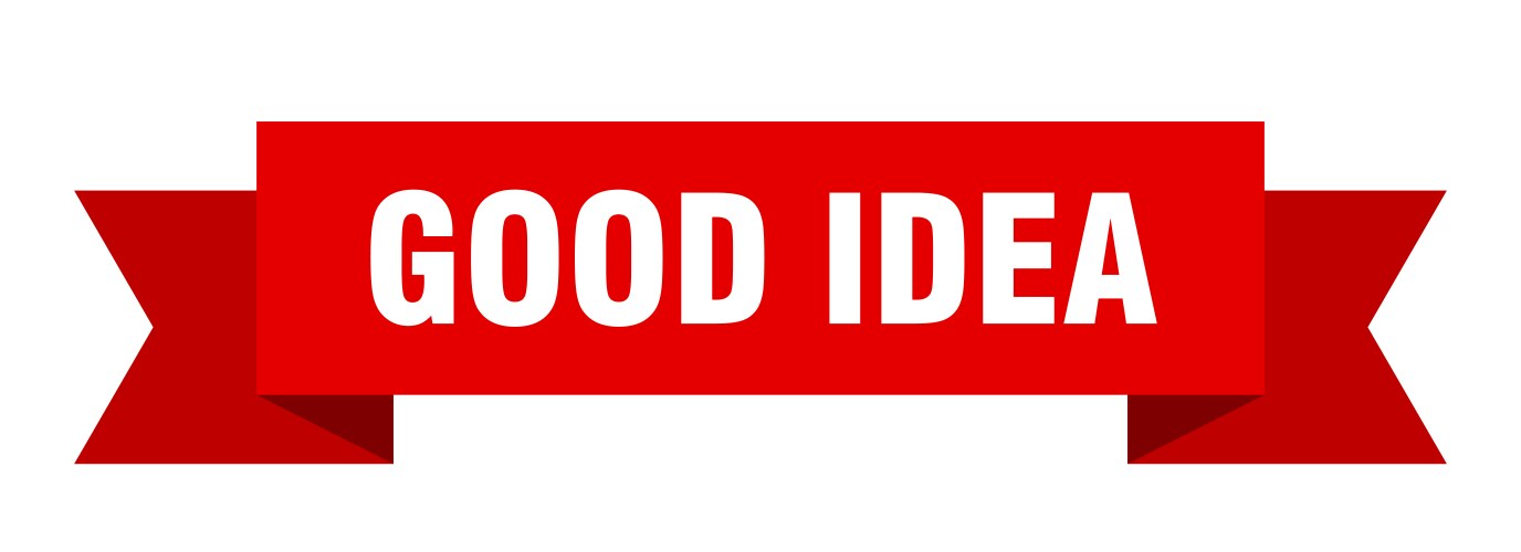 I have one good idea Royalty Free Vector Image