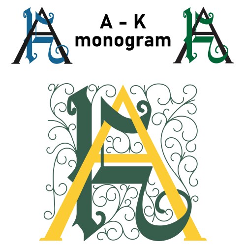 Intertwined Letters Vector Images (over 250)