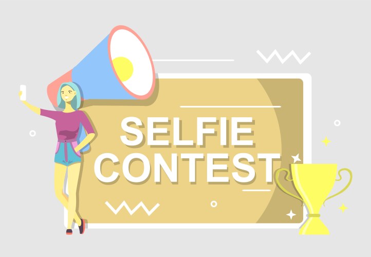 Art contest and competition emblem logo Royalty Free Vector