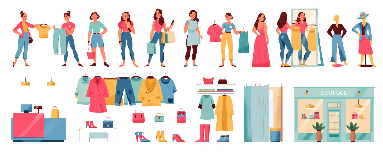 Womens Clothing Store Vector Images (over 7,800)
