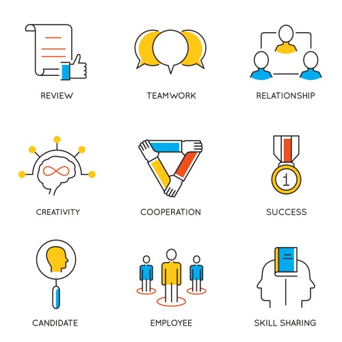People management icon Royalty Free Vector Image
